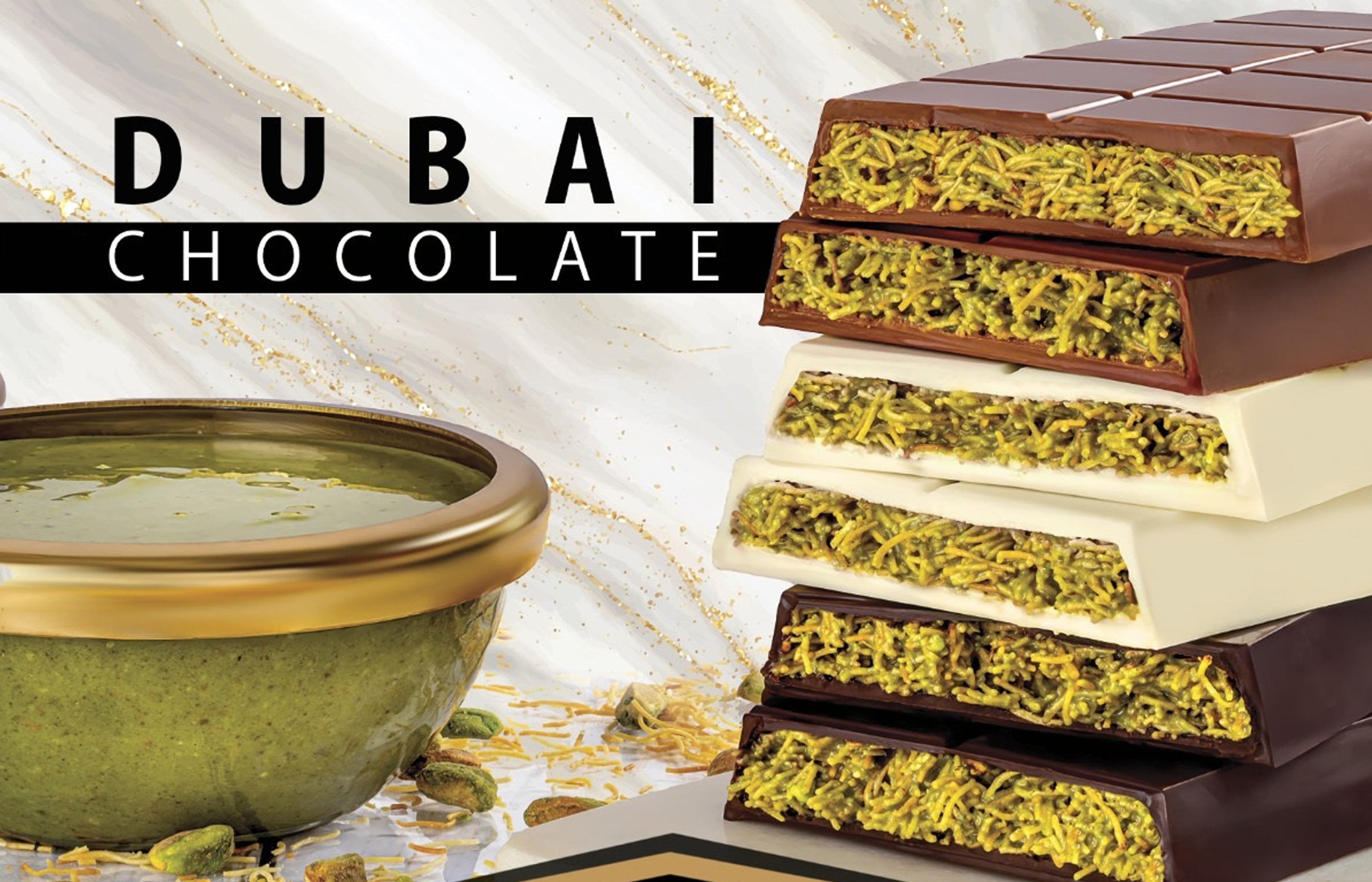 Dubai Chocolate Bars – Pistachio Kunafeh | TAWDI – tagged "Dubai ...